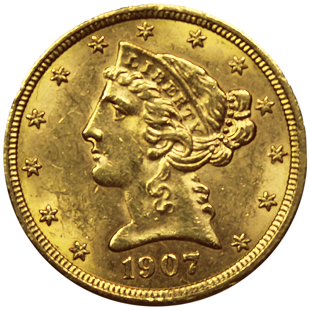 5 Dollars US Or - Montauban