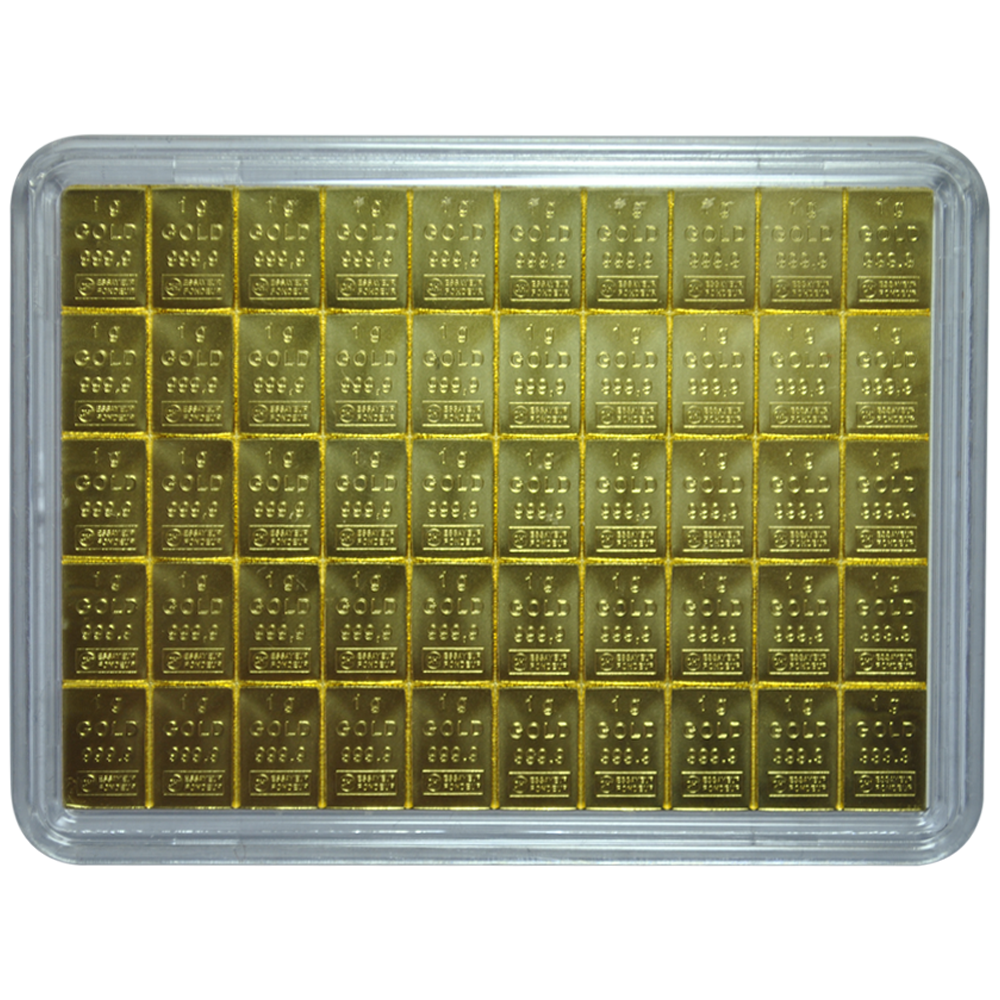 Lingotin Combibar 50g Or - Toulouse Centre